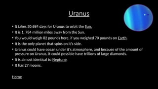 THE SOLAR SYSTEM PPT Earth and Life .pptx