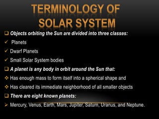 The solar system presentation | PPTX