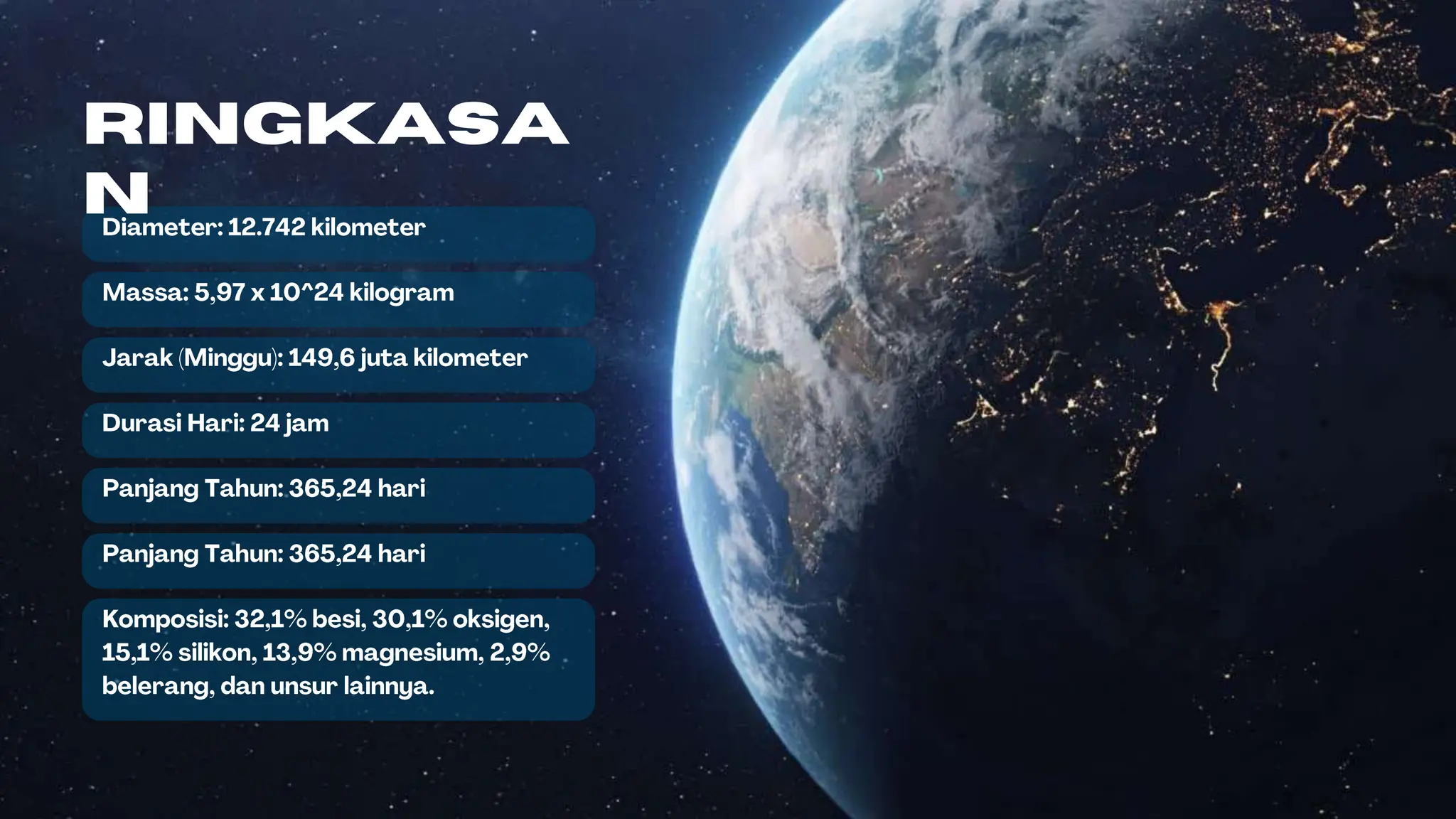 The Solar System Science Educational Presentation in Dark Gray Animated ...