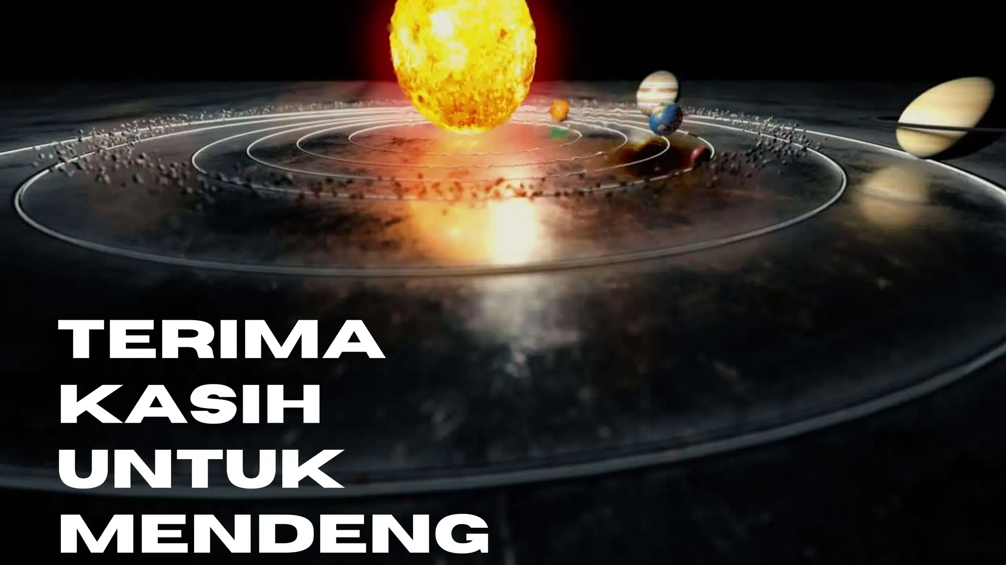 The Solar System Science Educational Presentation in Dark Gray Animated ...