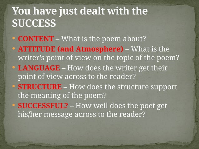 The Soldier - Introduction to the poem and analysis | PPTX