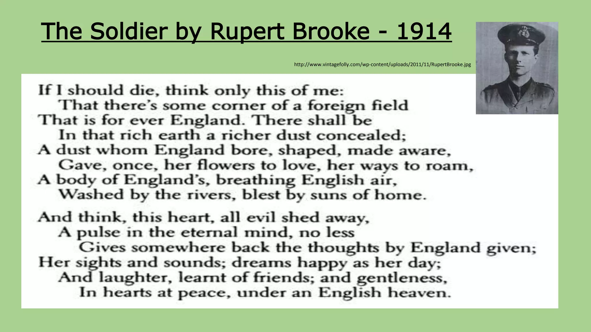 Doncaster 1914-18: War Poetry Lesson 1 | PPTX