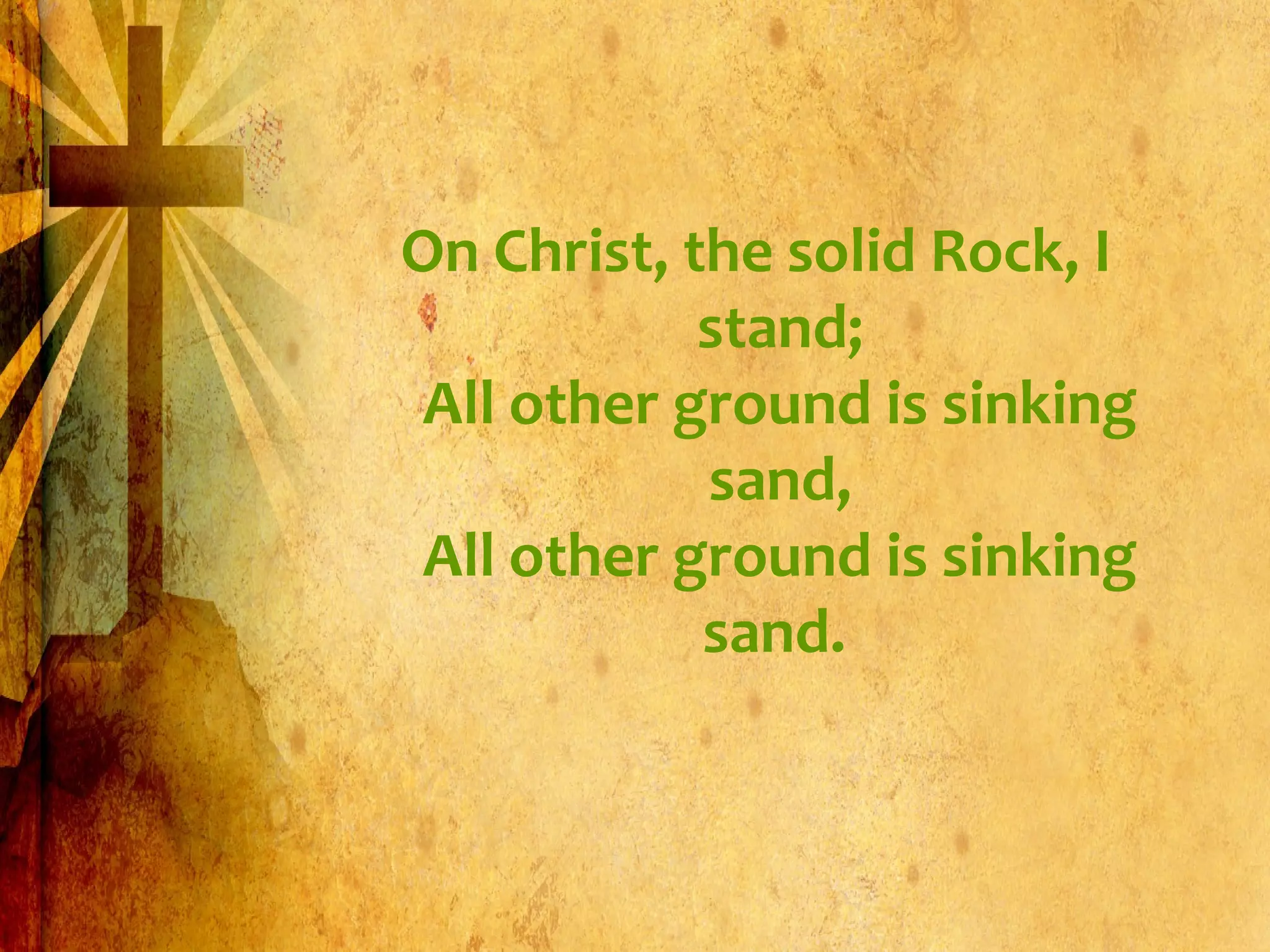 223. The Solid Rock | PPT
