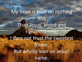 The Solid Rock | PPTX