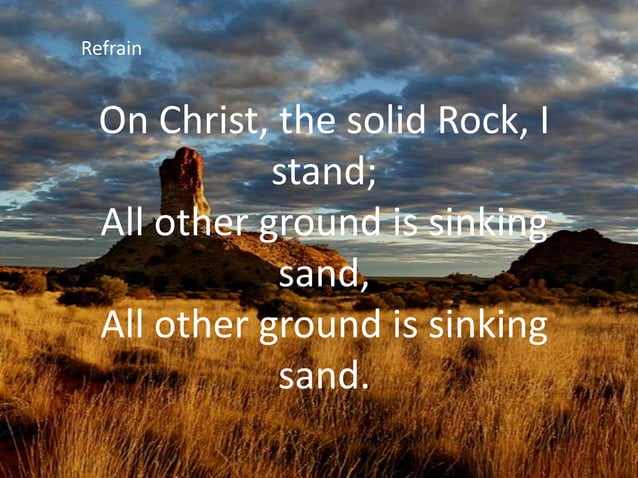 The Solid Rock | PPTX