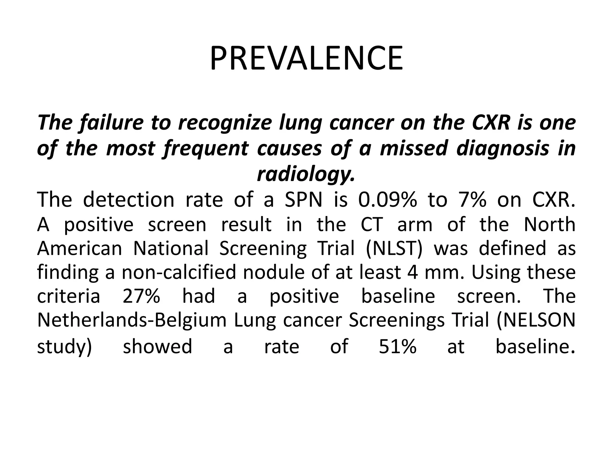 The solitary lung nodule. A diagnostic dilemma. | PPTX