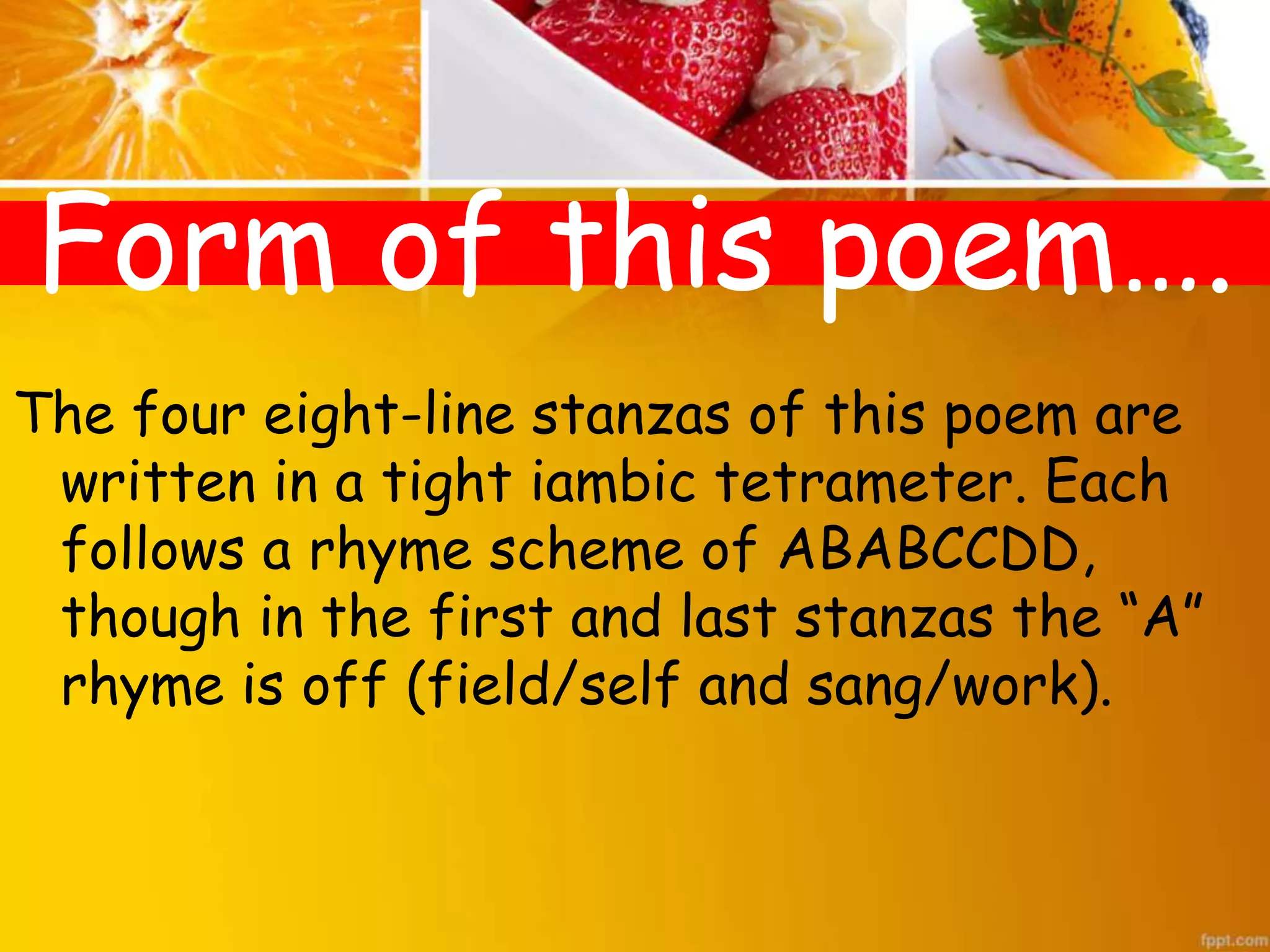 The solitary reaper | PPT