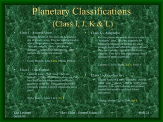 The Sol planetary system | PPT