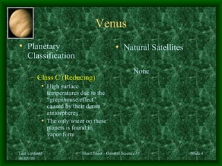 The Sol planetary system | PPT