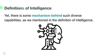 The solution for never ending arguing on definition of intelligence | PPT
