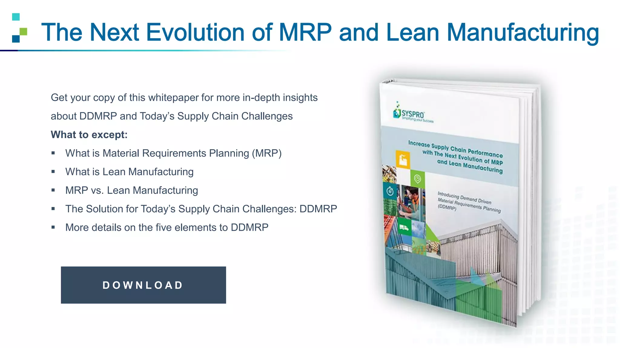 The Solution For Today’s Supply Chain Challenges: Demand Driven MRP (DDMRP) | PDF