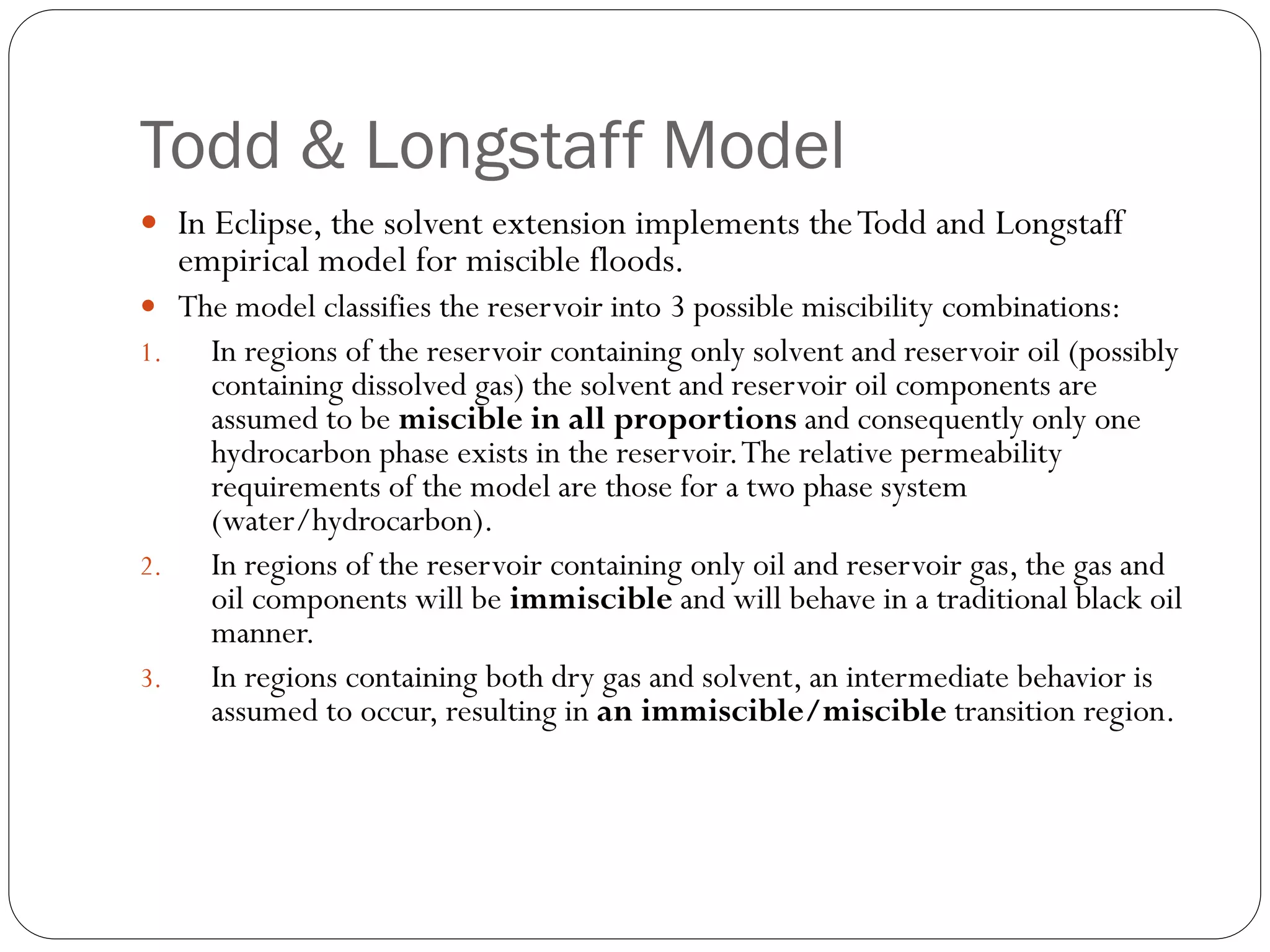 The solvent & surfactant model | PPT