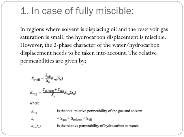 The solvent & surfactant model | PPT