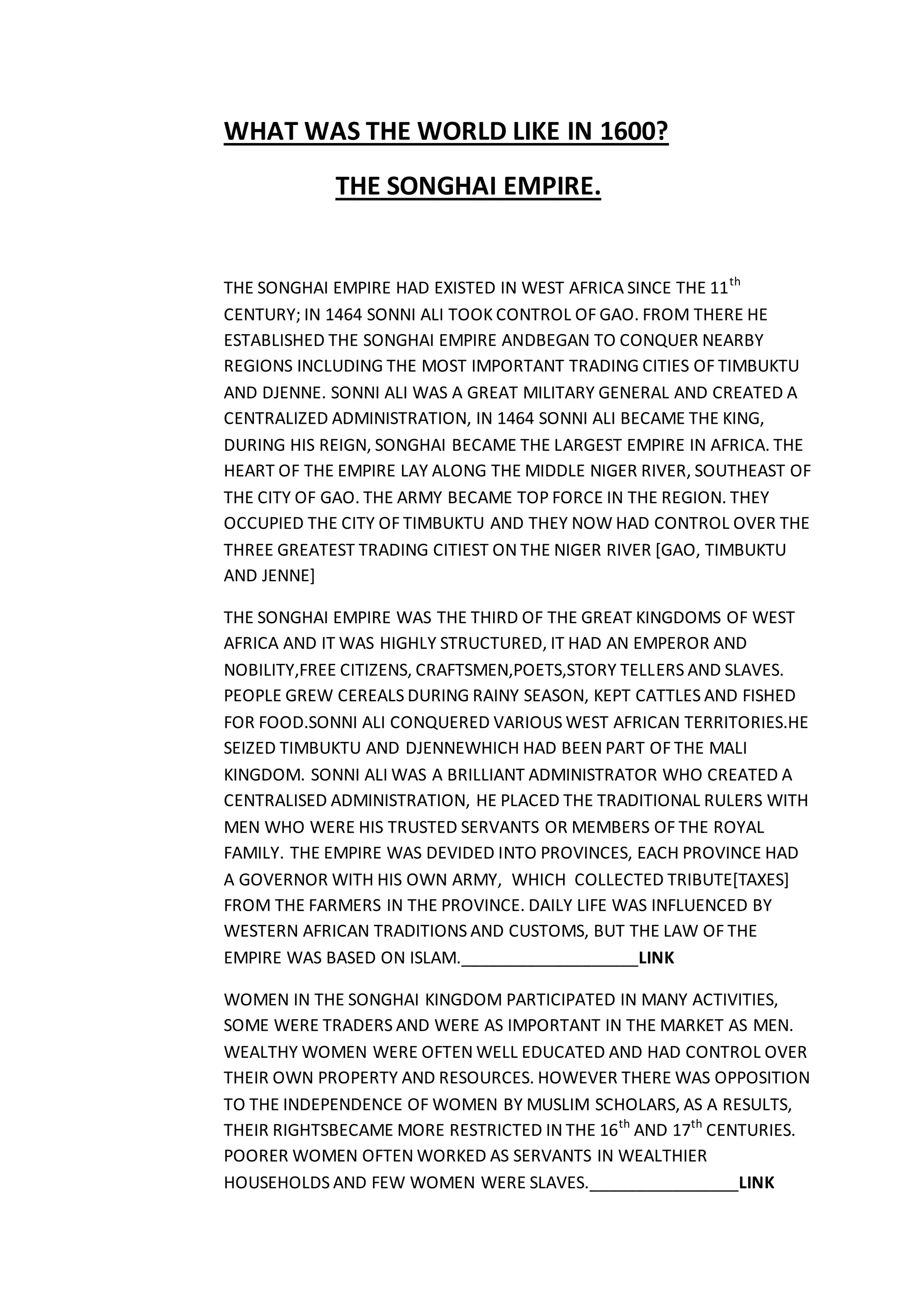 THE SONGHAI EMPIRE 2025_024305 in history grade 10 | PDF
