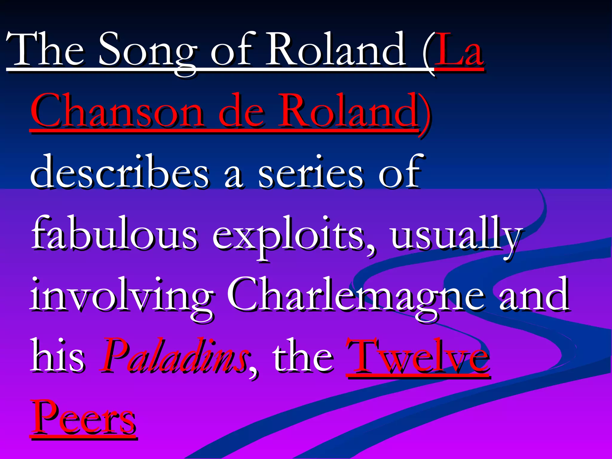 The song of roland | PPT
