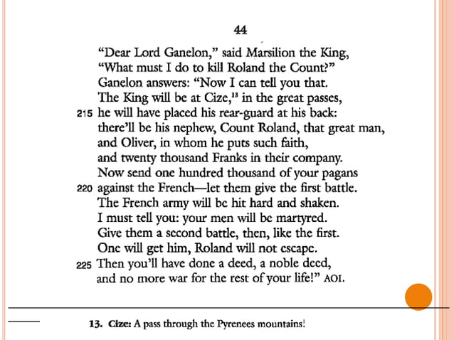The Song of Roland | PPTX | Christianity | Religion & Spirituality