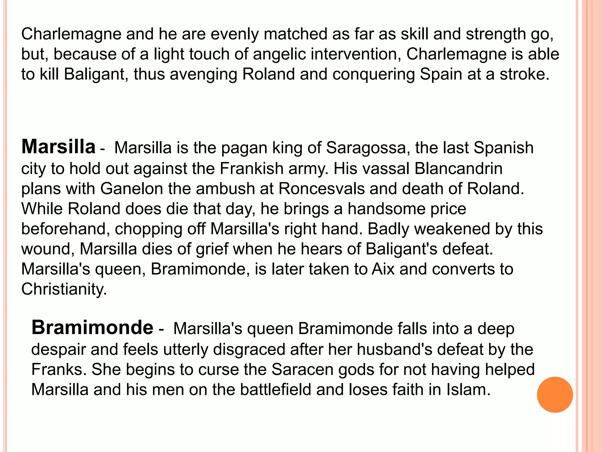 The song of roland | PPTX