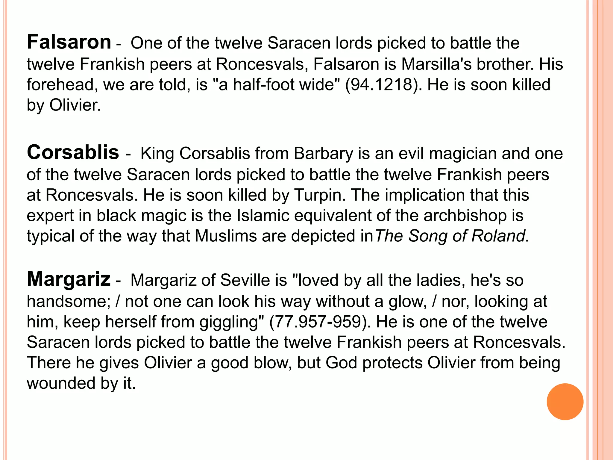 The song of roland | PPTX