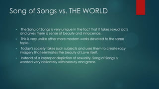 The song of songs | PPTX