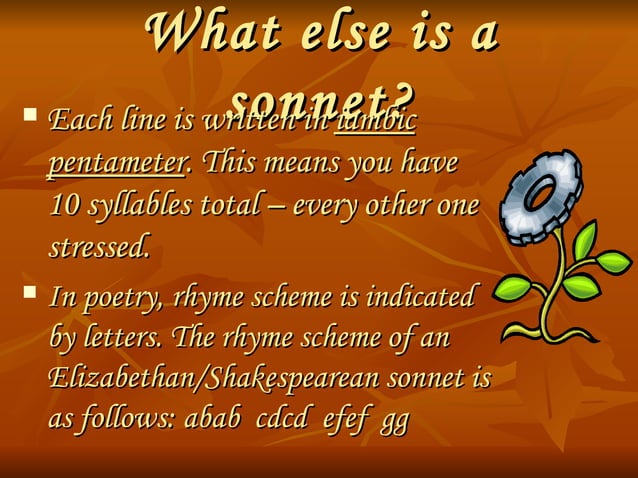 Sonnet | PPT