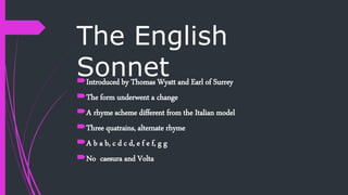 The Sonnet | PPTX