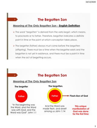 The Son of God - Part 5 | PDF