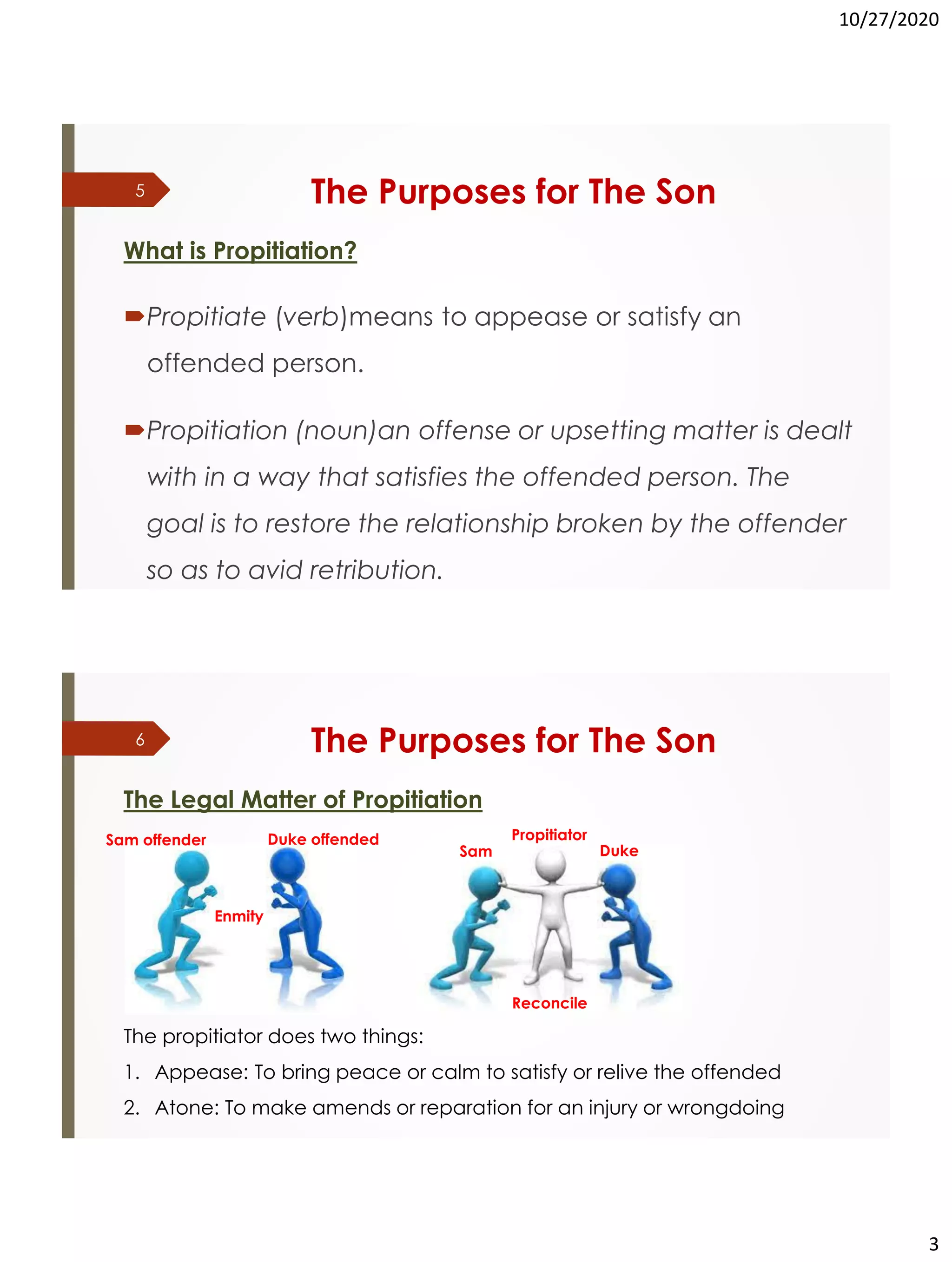 The Son of God - Part 6 Propitiation | PDF