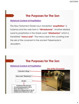 The Son of God - Part 6 Propitiation | PDF