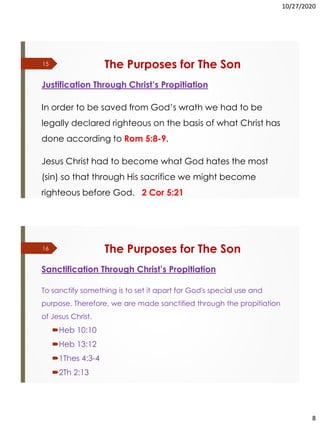 The Son of God - Part 6 Propitiation | PDF