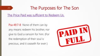 The Son of God - Part 6 Redemption | PPT