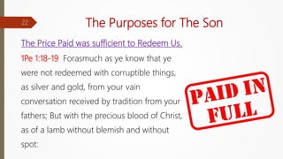 The Son of God - Part 6 Redemption | PPTX