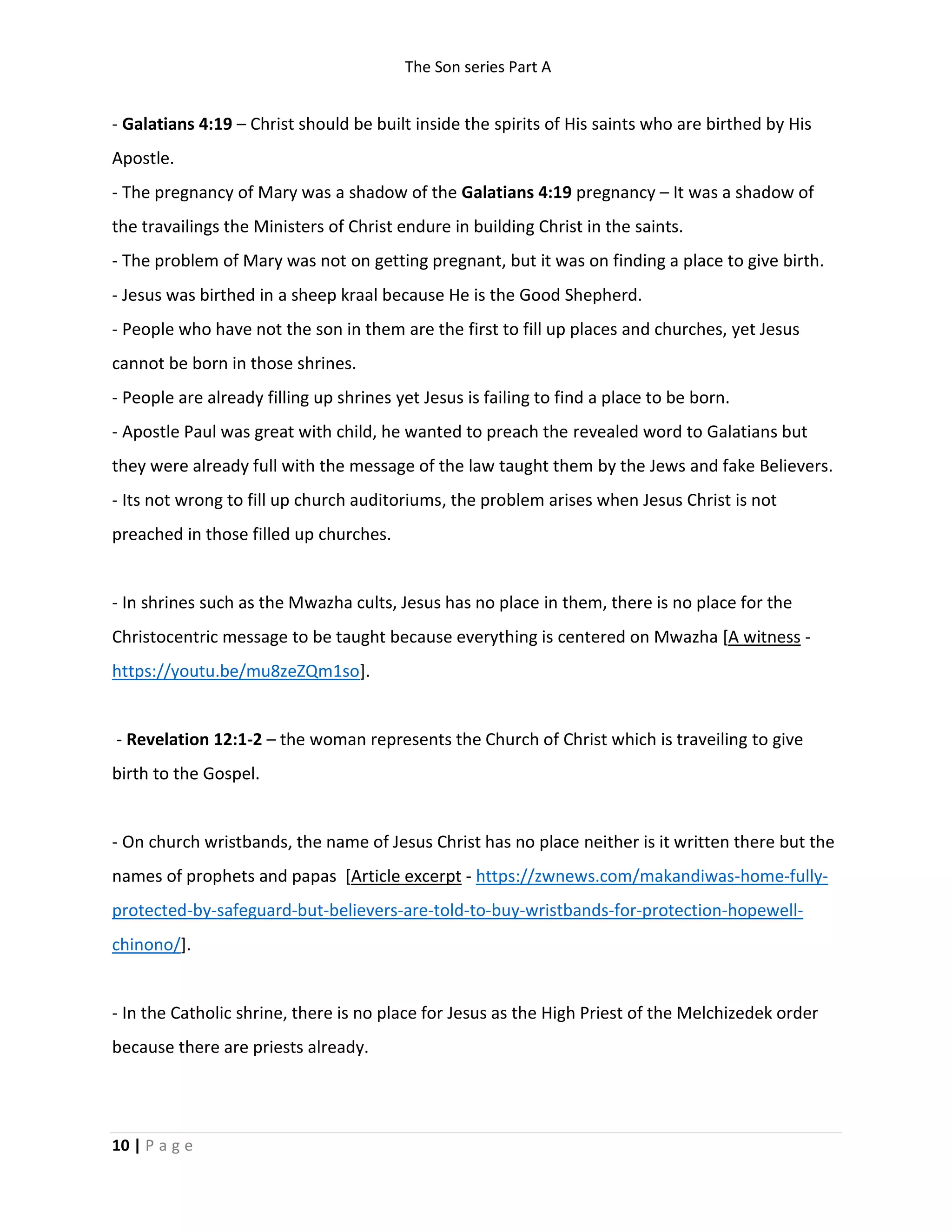 The Son Series A | Notes | PDF