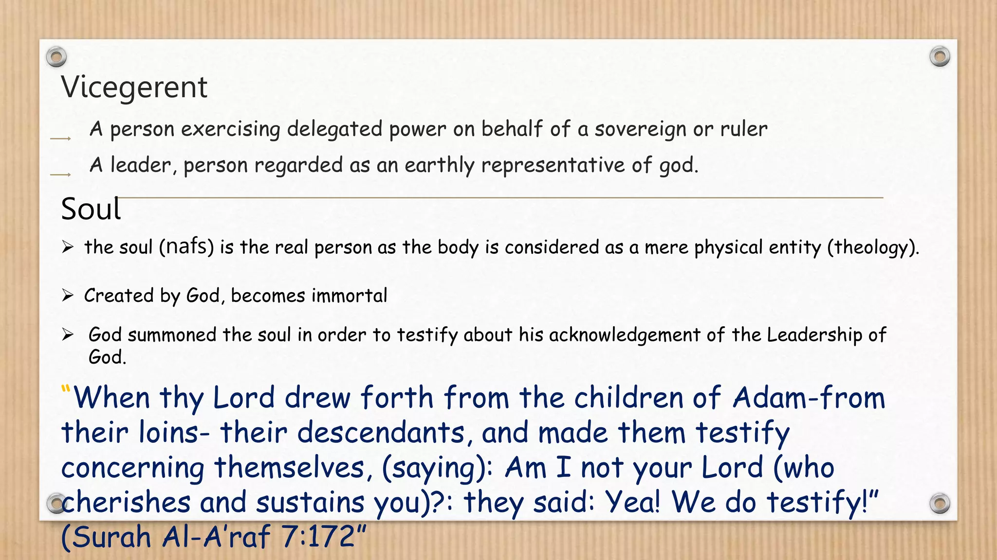 The Soul of Khalifah (Vicegerent).pptx