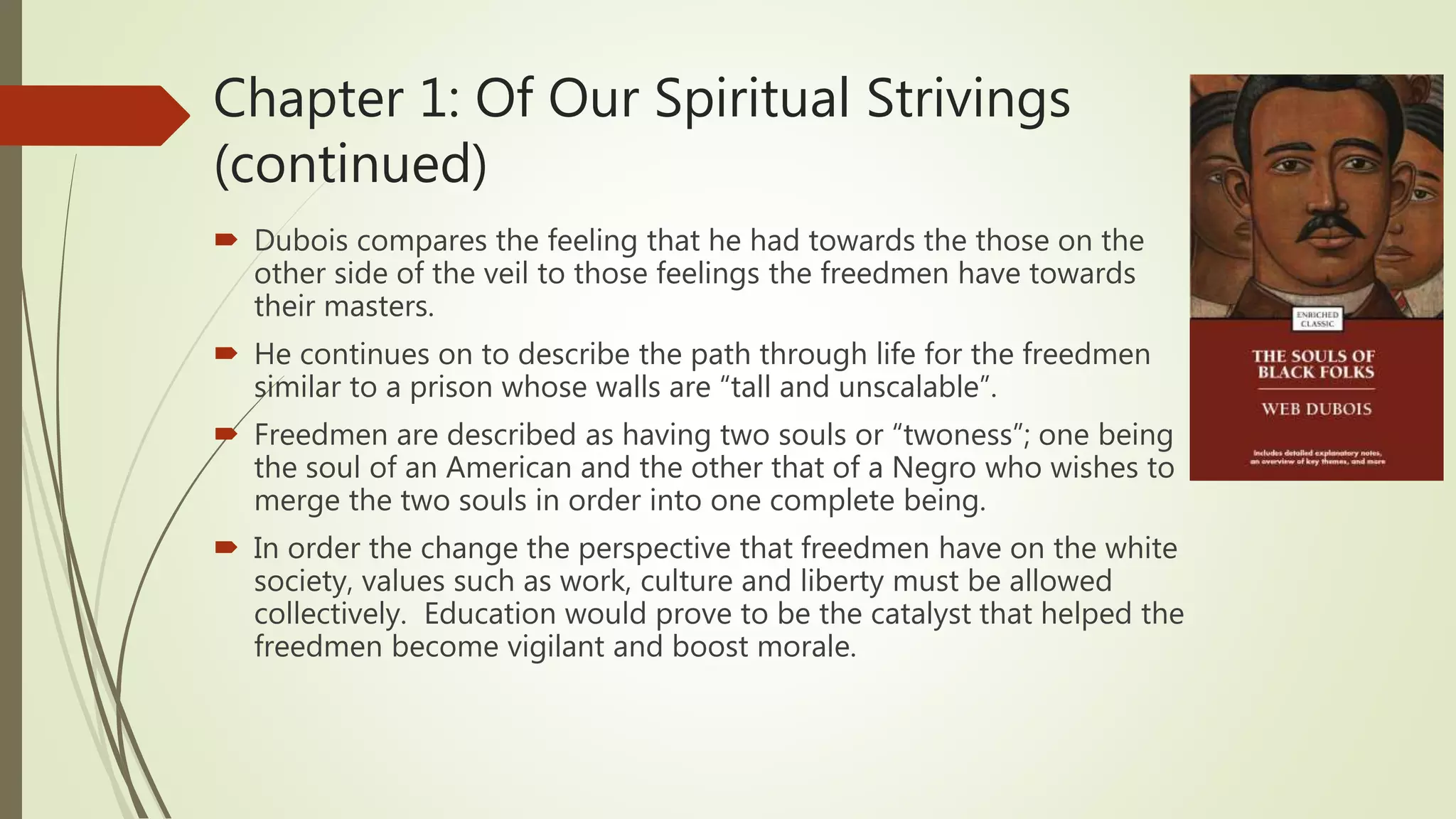 The souls of black folk presentation | PPTX