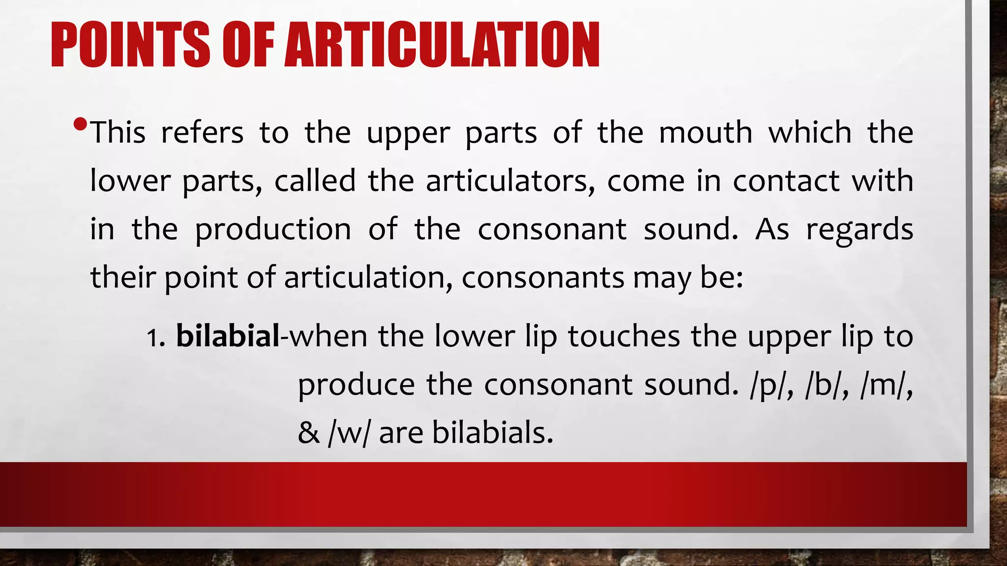 The sound of english | PPTX