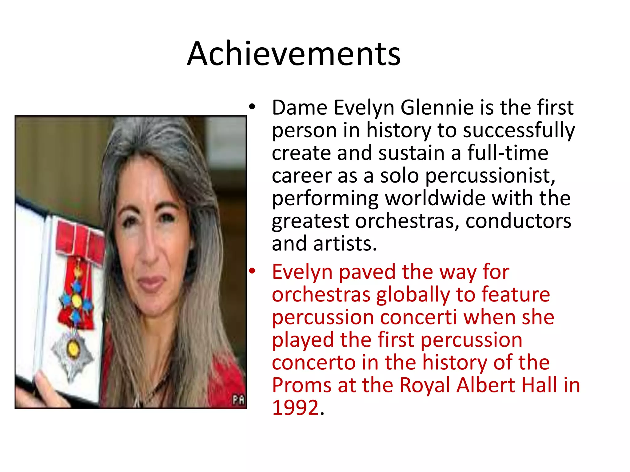 The sound of music CLASS 9 EVELYN GLENNIE | PPT