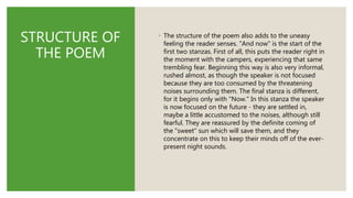 The sound of night analysis | PPTX