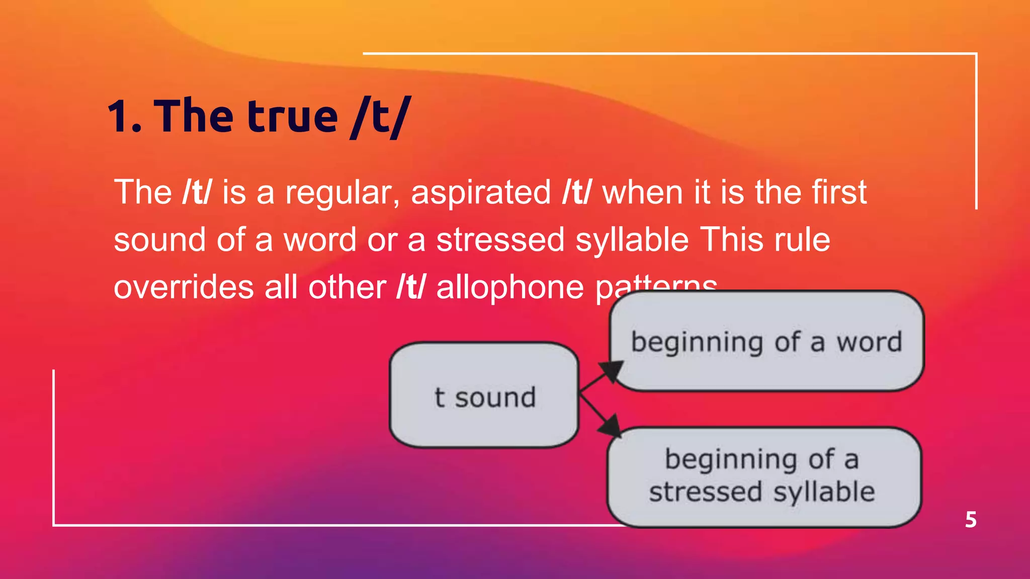 The Sound of /t/ | PPTX