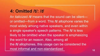 The Sound of /t/ | PPTX