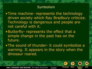 A Sound of Thunder | PPT