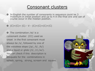 The sound patterns of language | PPTX