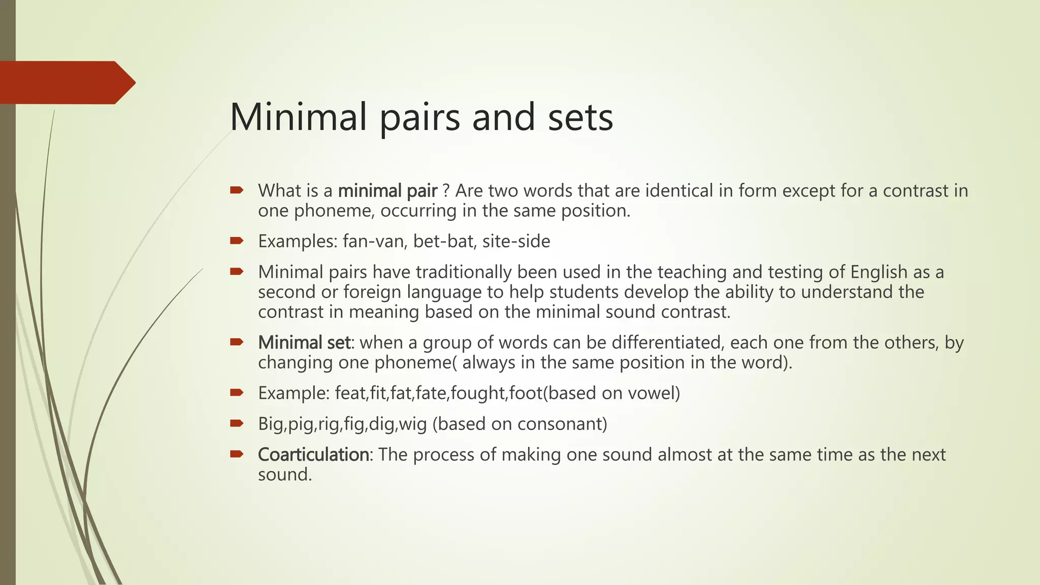 The sound patterns of language | PPTX