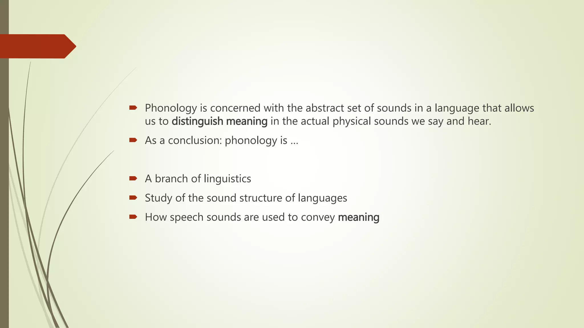 The sound patterns of language | PPTX