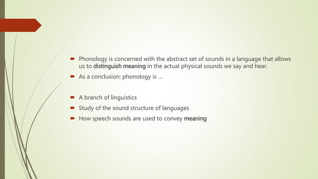 The sound patterns of language | PPT