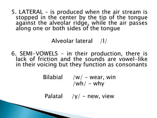 The sounds of english | PPTX