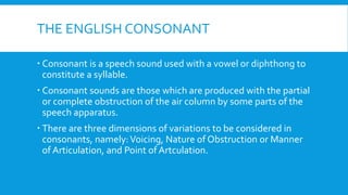 The Sounds of English | PPTX