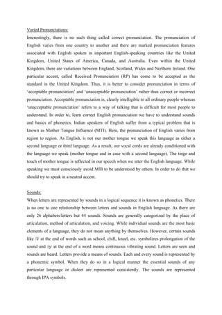 The sounds of english | PDF