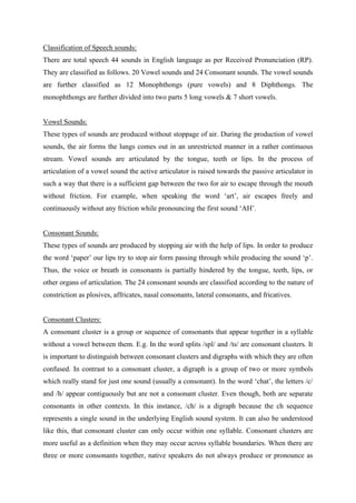 The sounds of english | PDF