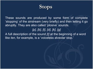 The Sounds of Language by George Yule | PPT