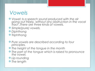 The sounds of language | PPT